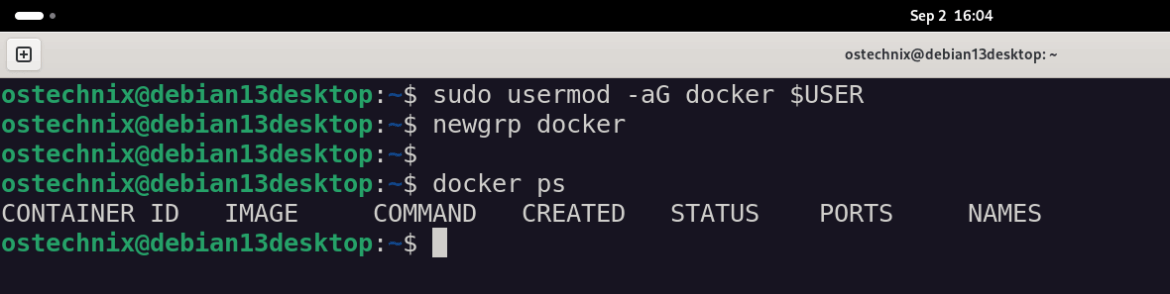Install Docker On Debian In Rootful Mode - OSTechNix