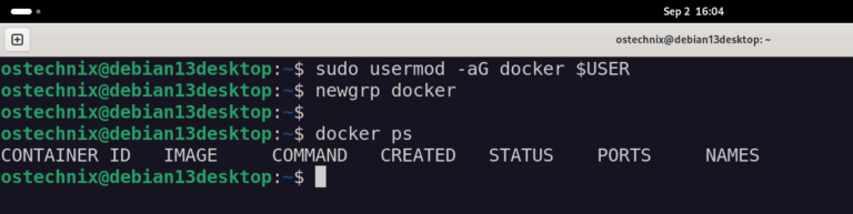 Install Docker On Debian In Rootful Mode - OSTechNix