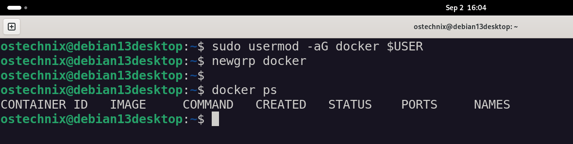 Install Docker On Debian In Rootful Mode - OSTechNix