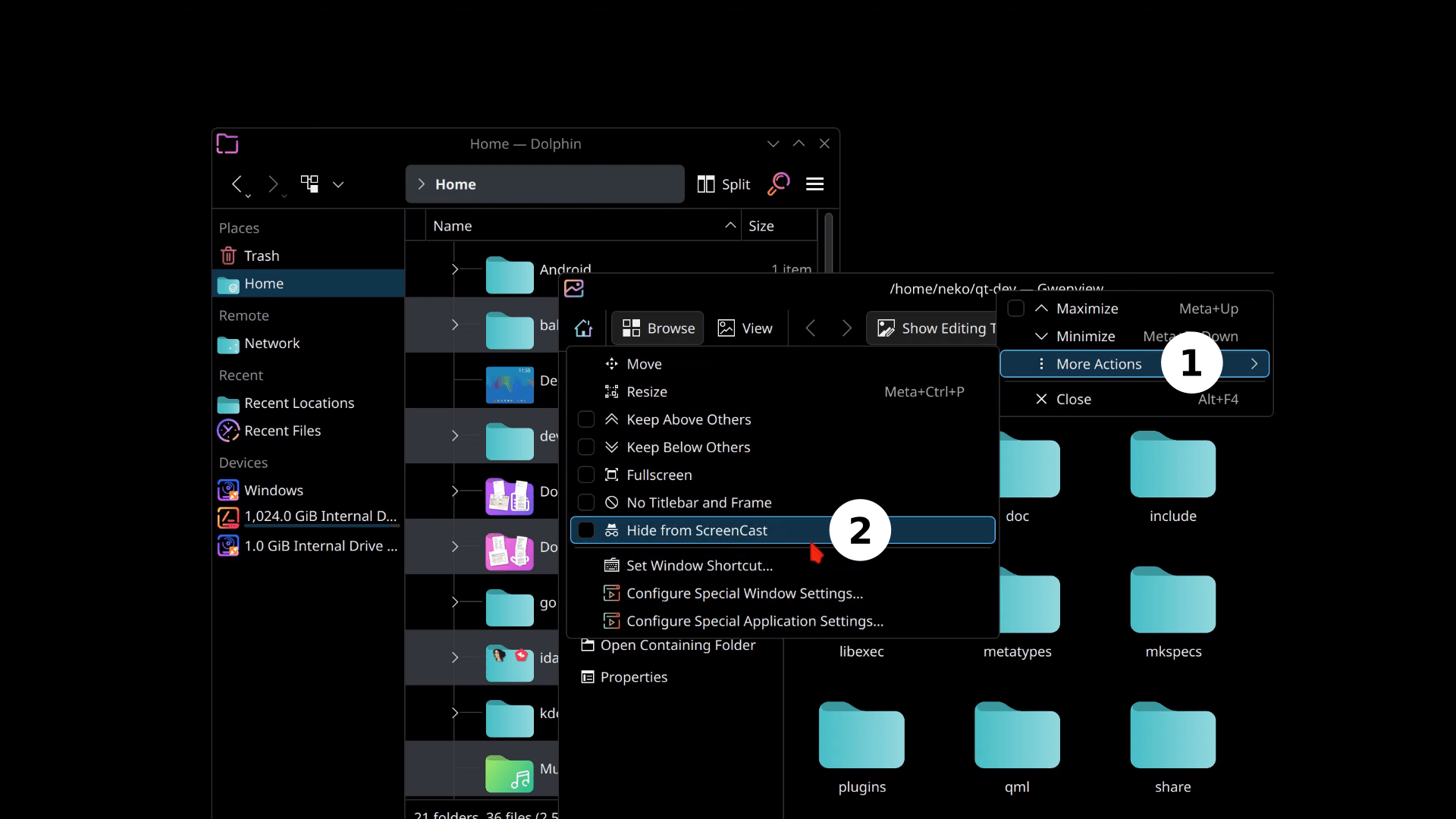 KDE Plasma 6.6 Adds 'Exclude Certain Windows From Screen Recording ...