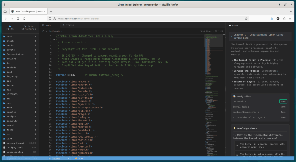 Linux Kernel Explorer: A Structured Way to Learn Linux Kernel Internals - OSTechNix
