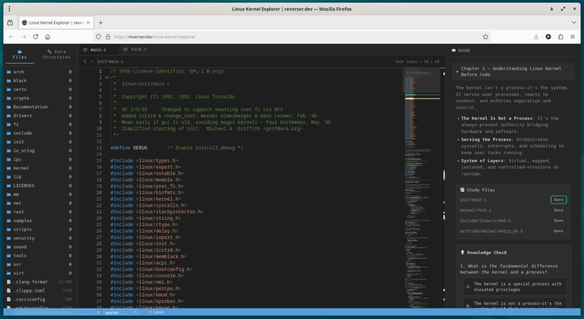 Learn Linux Kernel Internals with Linux Kernel Explorer - OSTechNix