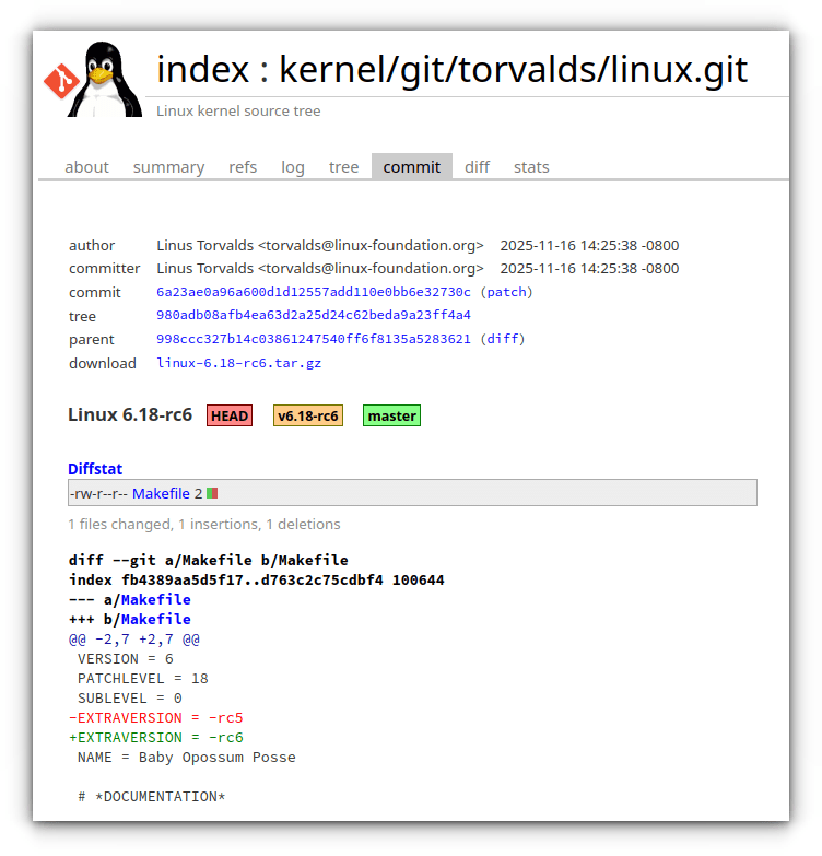 Linux Kernel 6.18 RC6 Released: Linus Says It is Larger than Usual ...