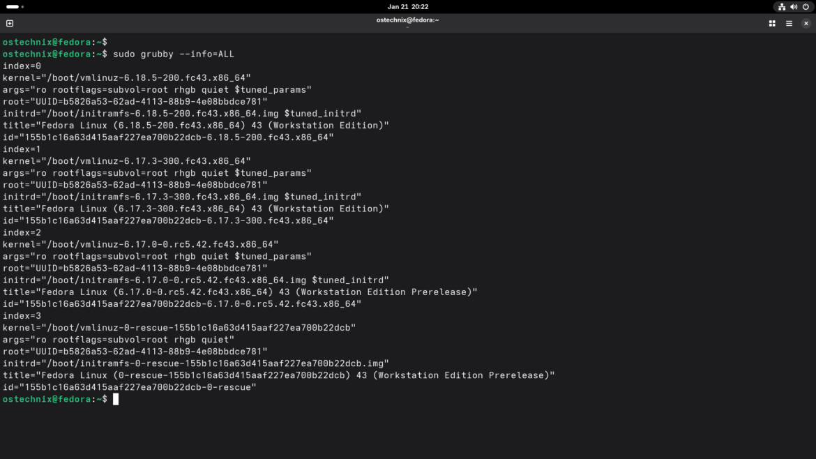 How to Roll Back a Linux Kernel Safely (GRUB, All Distros) - OSTechNix