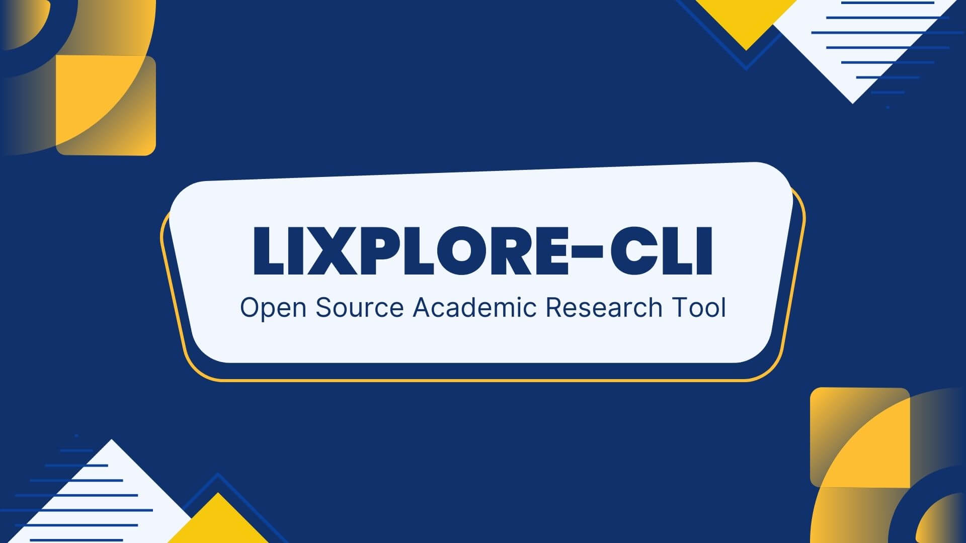 Lixplore-cli: Command Line Tool for Academic Research - OSTechNix