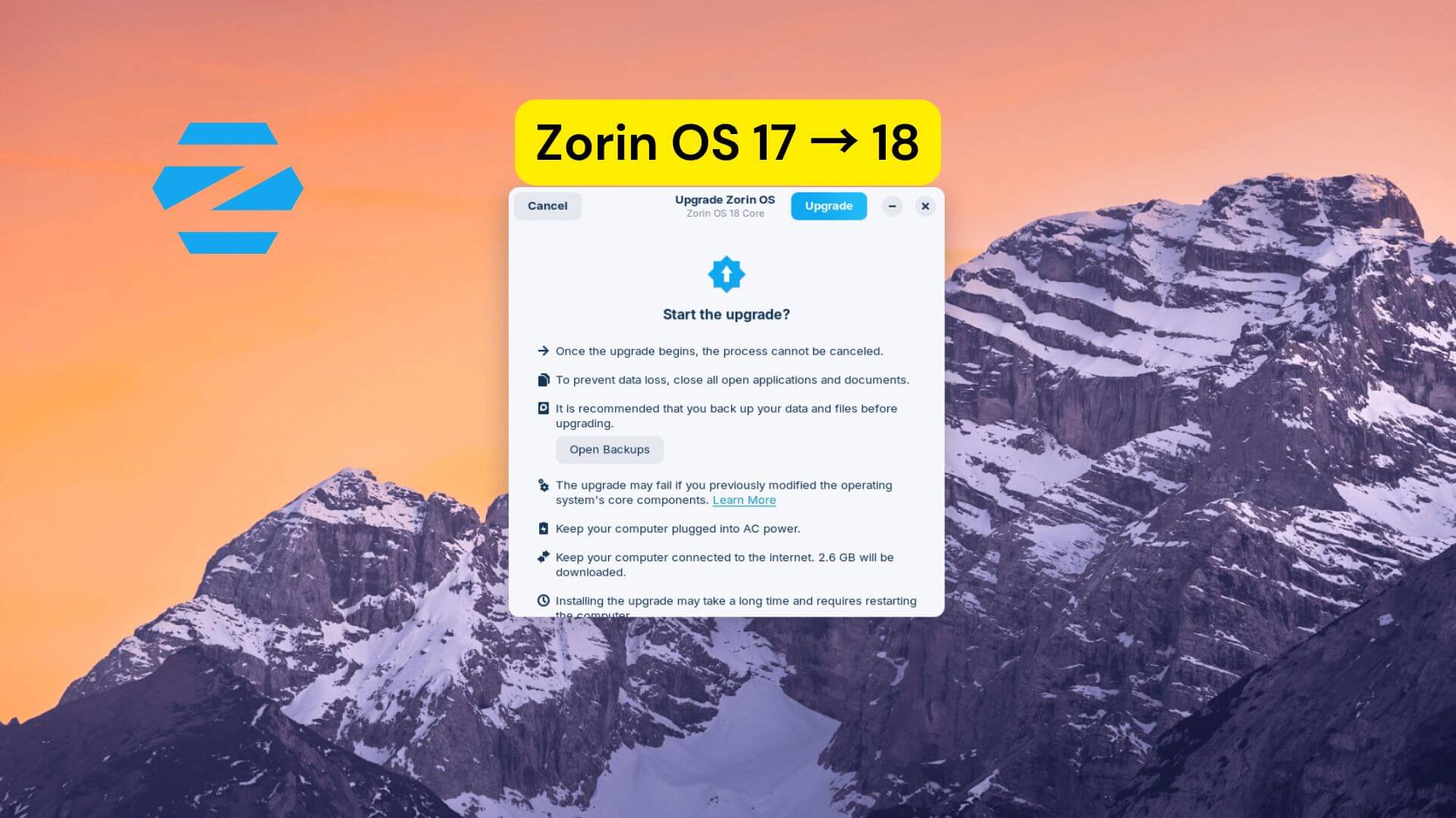 How to Upgrade Zorin OS 17 to 18: Step-by-Step Guide - OSTechNix