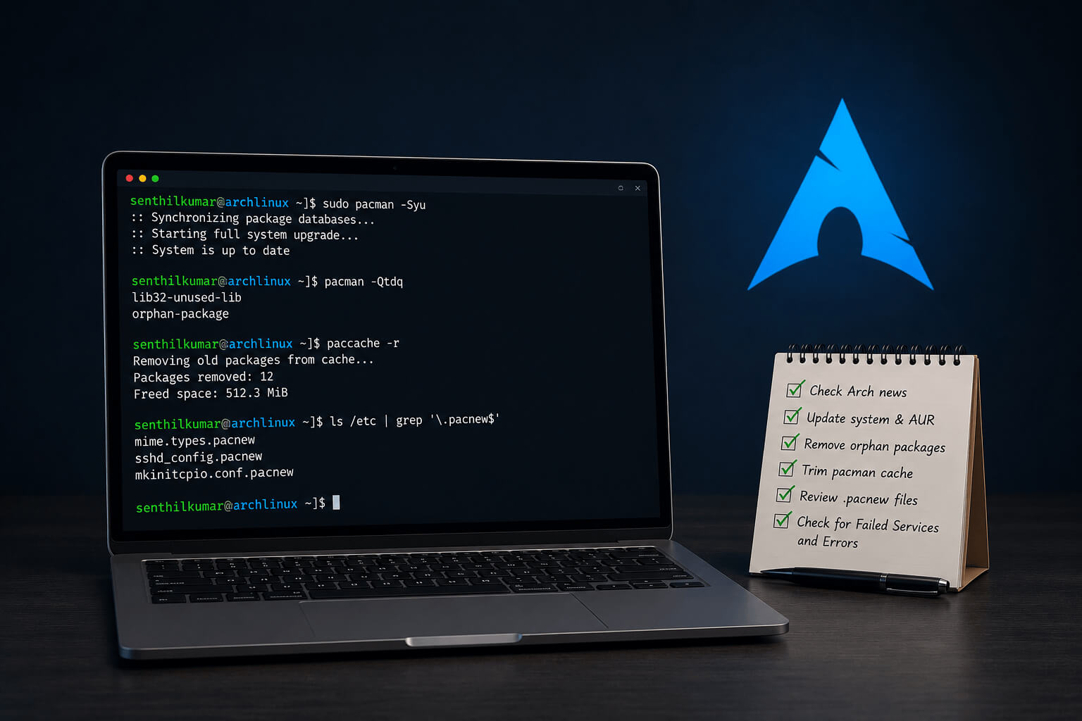 6 Essential Arch Linux Maintenance Tasks for a Stable System - OSTechNix